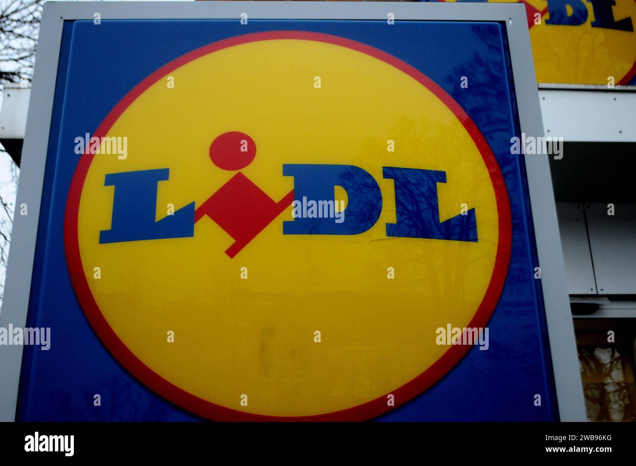 Copenhagen, Denmark /09 January 2024/Deutsche lidl grocery store in ...