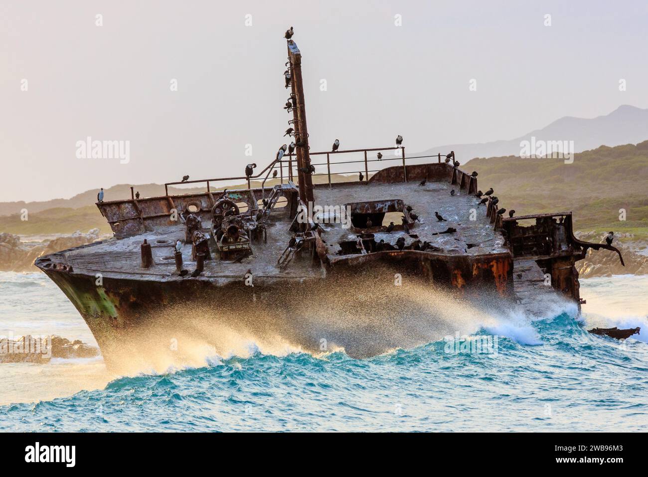 Meisho Maru No. 38 Shipwreck at Cape Agulhas / the Southern Most tip of Africa and South Africa ...