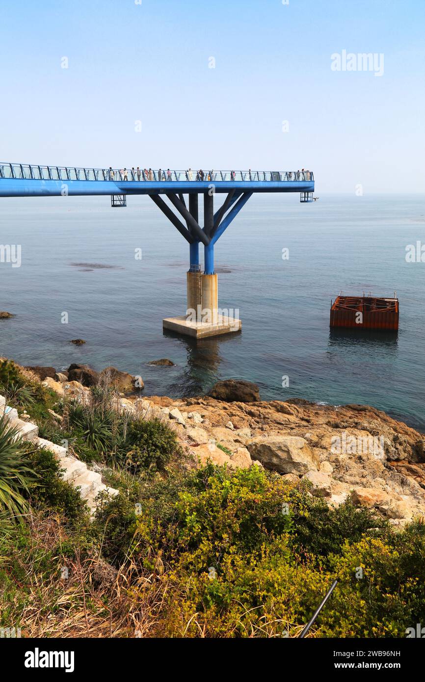 Cheongsapo Daritdol Observatory - sea view skywalk tourist attraction ...