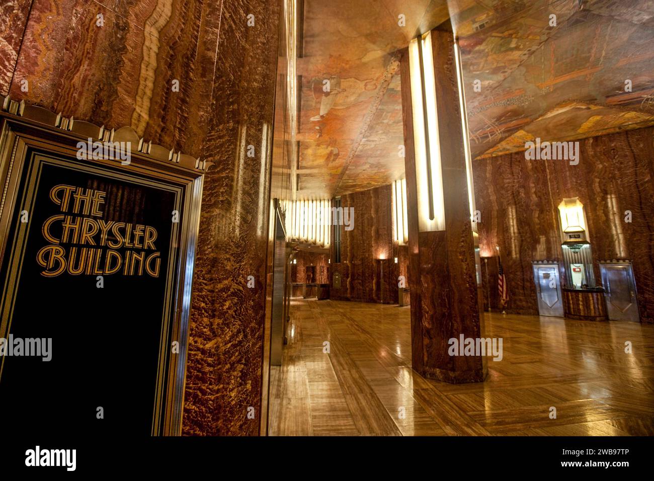 Chrysler building interior hi-res stock photography and images - Alamy