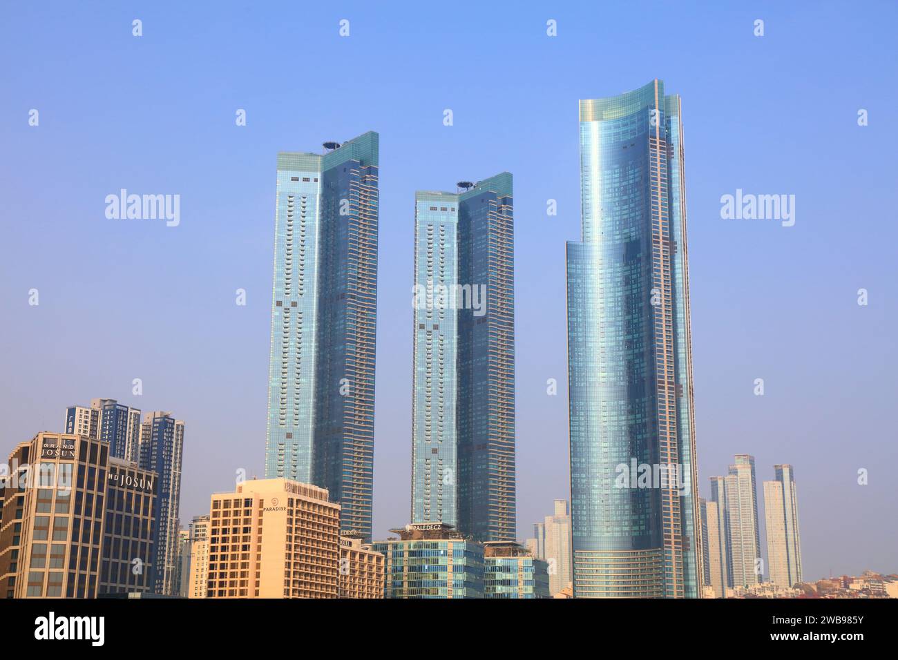 BUSAN, SOUTH KOREA - MARCH 29, 2023: Haeundae LCT The Sharp modern ...