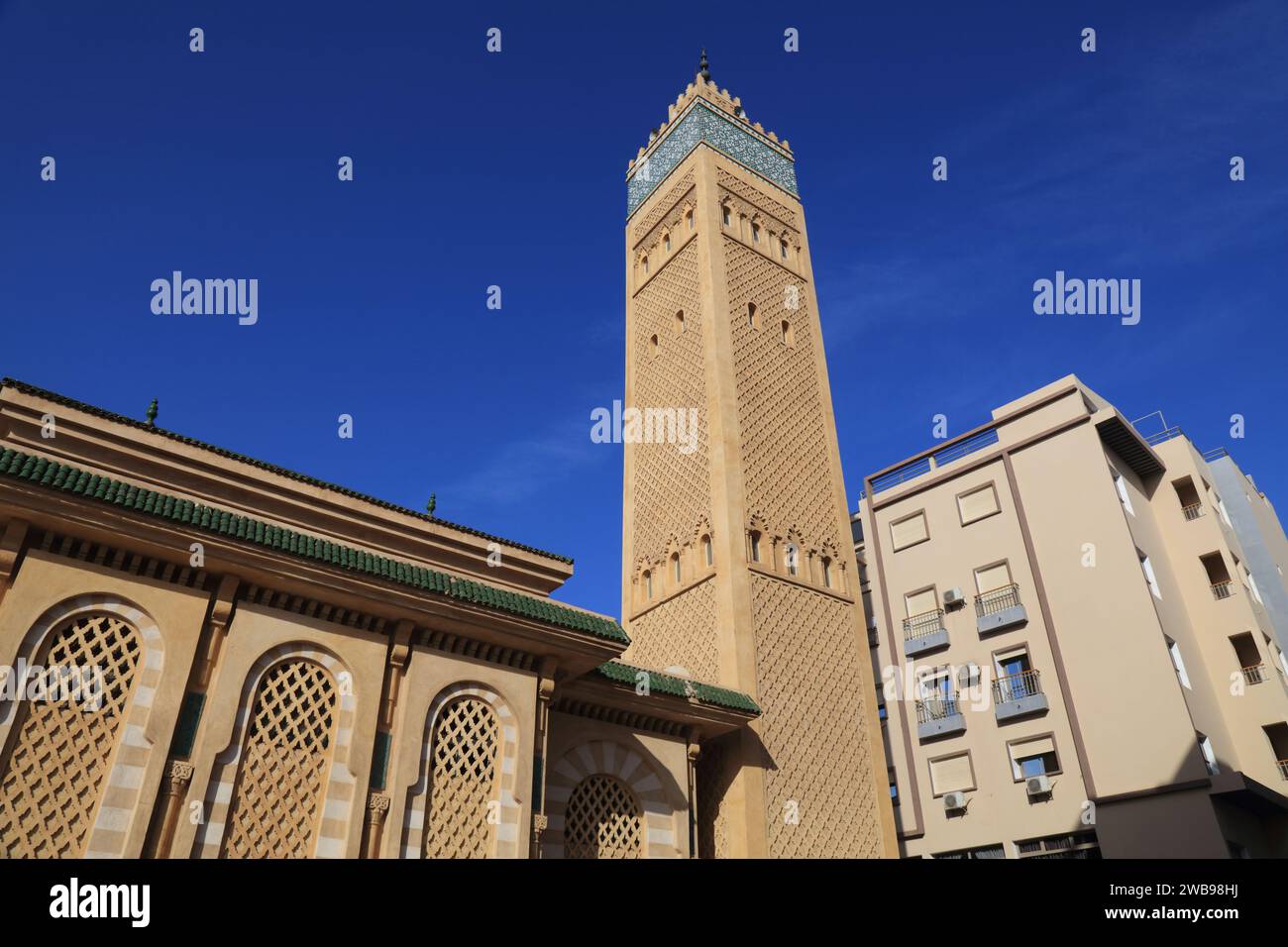 Mosque in Agadir city, Morocco. Islamic religious architecture Stock ...