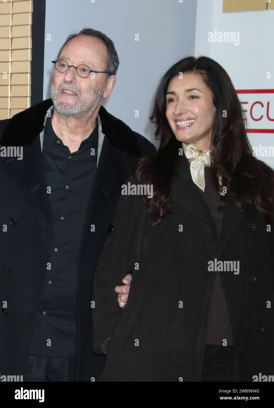 NEW YORK, NY - JANUARY 8: Jean Reno and Zofia Reno at the Netflix world ...