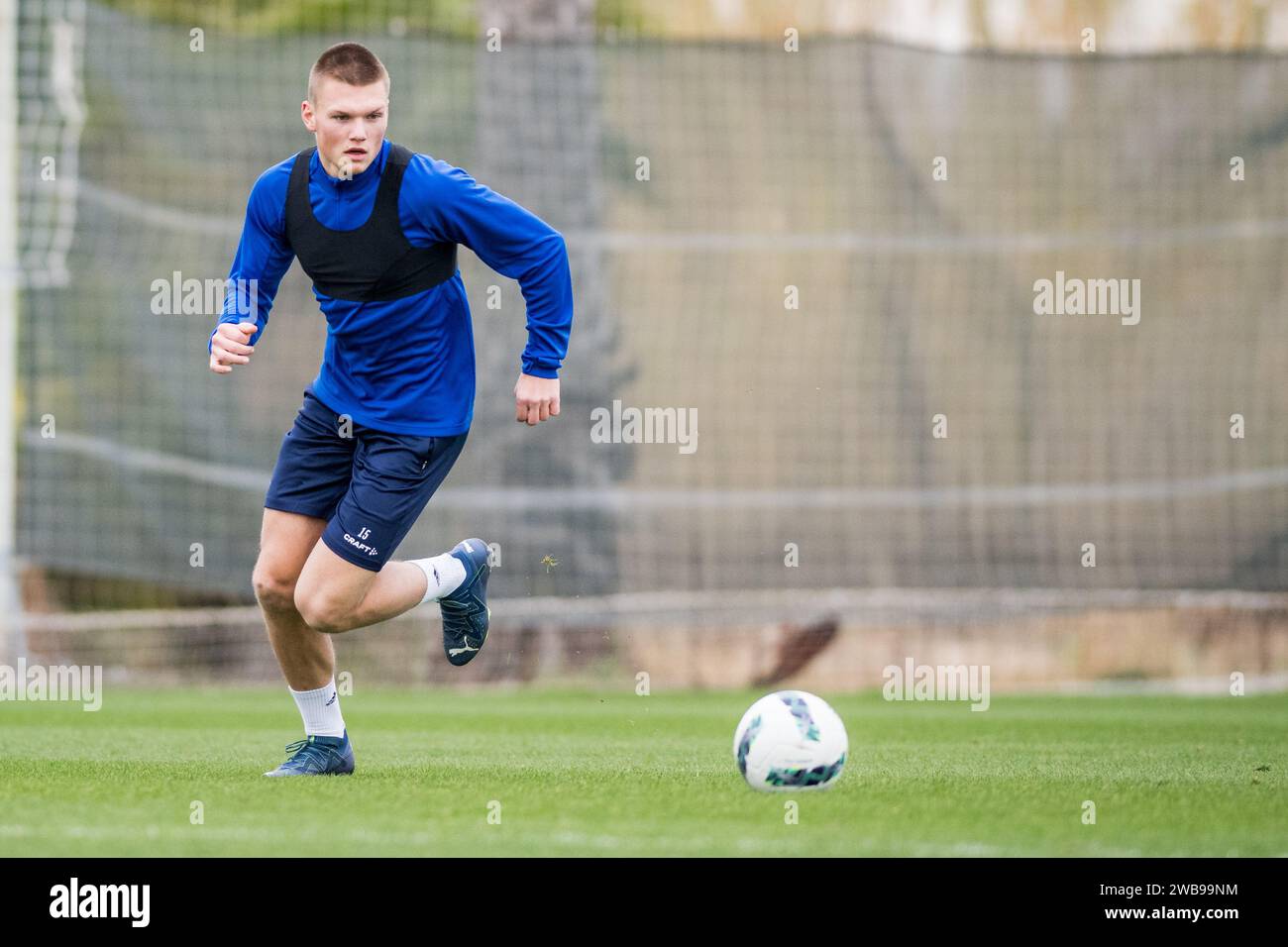 Oliva, Spain. 09th Jan, 2024. Gent's Bram Lagae pictured in action ...