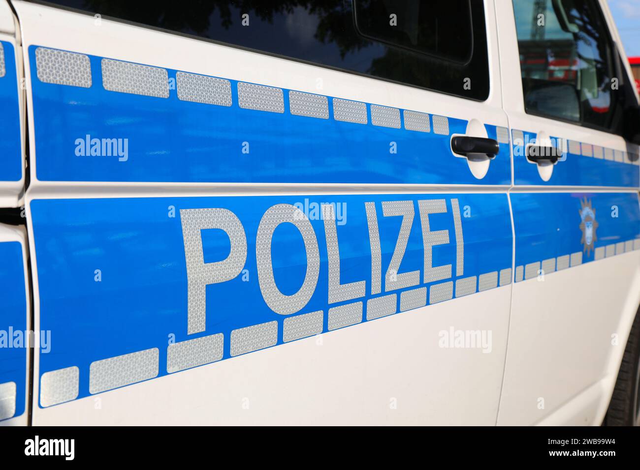 DORTMUND, GERMANY - SEPTEMBER 16, 2020: German Police (Polizei) sign on ...