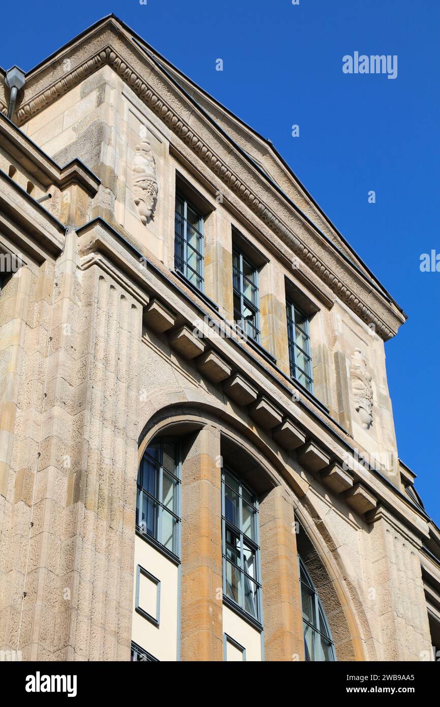 Bochum city in Germany. Neoclassical architecture street view Stock ...