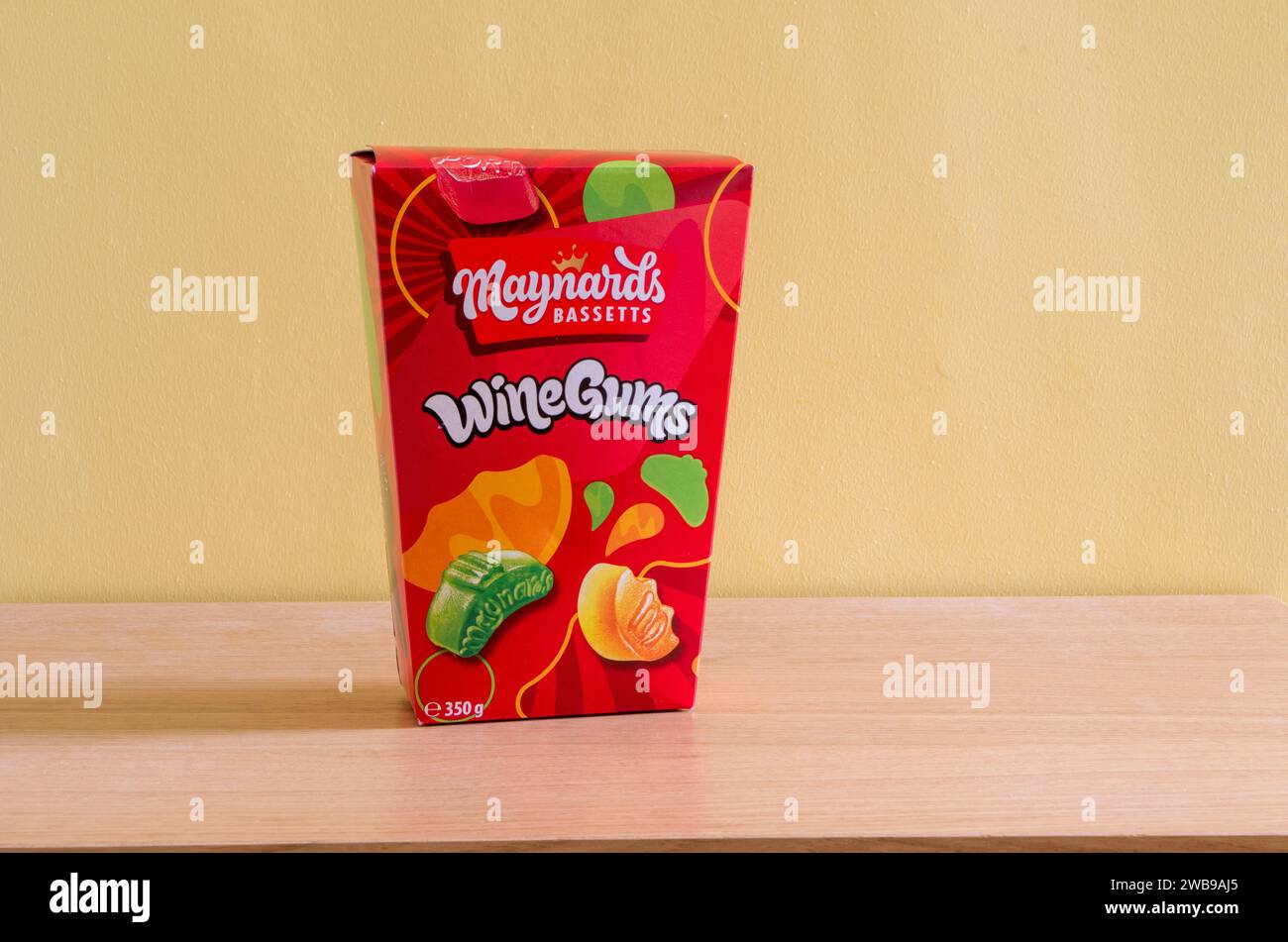 Box of Maynard's Bassett's Wine Gums Stock Photo - Alamy