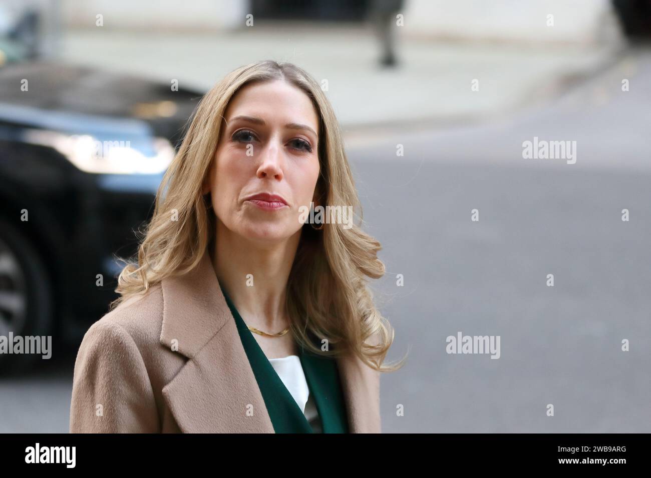 London, United Kingdom, 9 January 2024. Laura Trott, Chief Secretary to ...