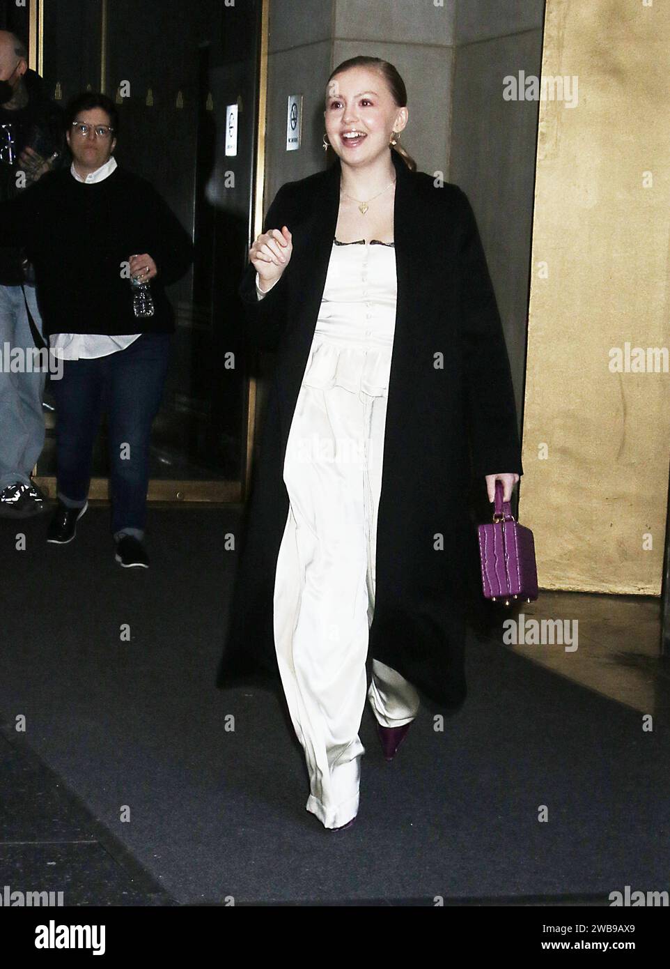 NEW YORK, NY- JANUARY 8: Bebe Wood seen at NBC s Today Show on January ...