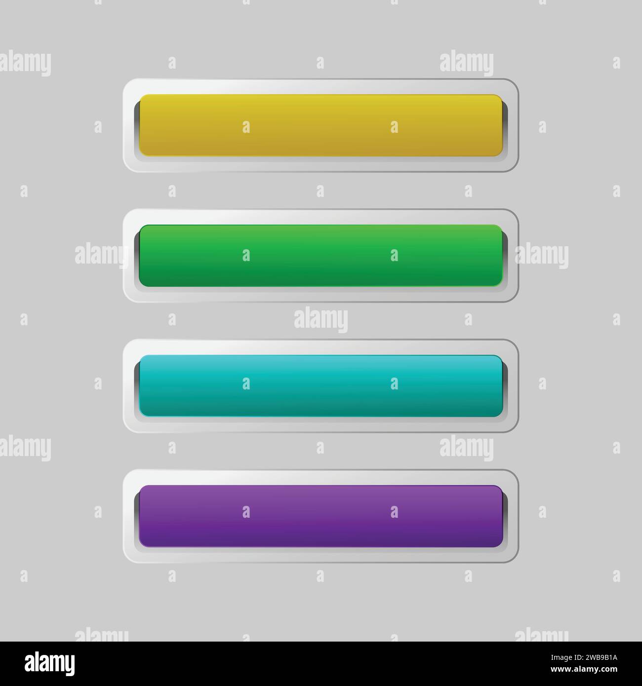 Button web ui and ux glass morphism colorful decorative Stock Vector ...