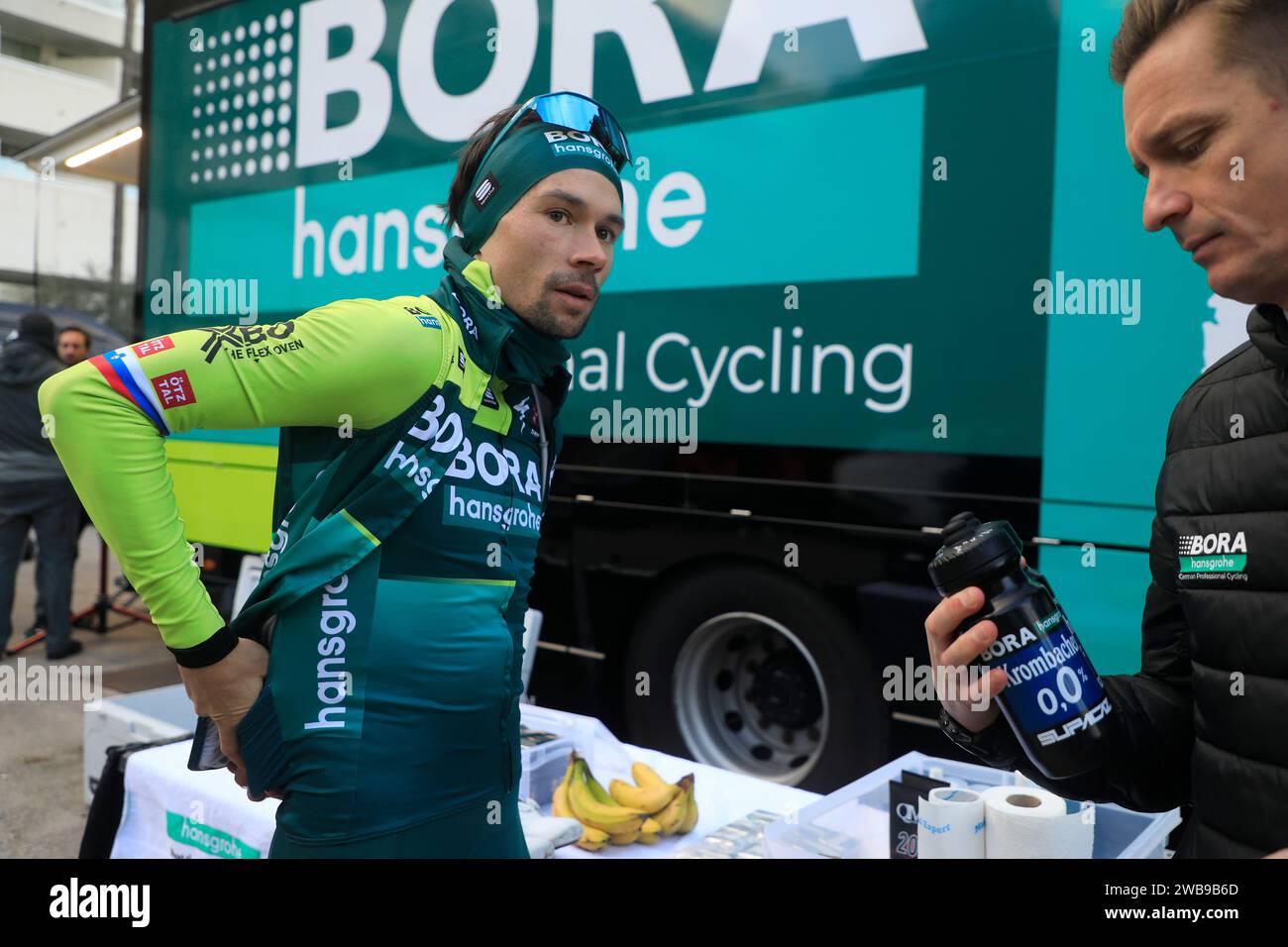 Spain. 09th Jan, 2024. Primoz Roglic, cyclist from Slovenia for Bora ...