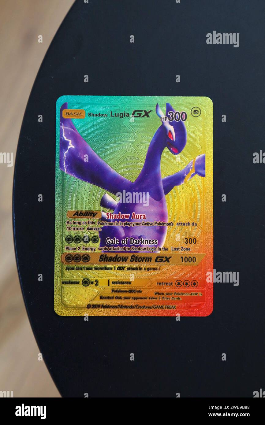 Shadow Lugia Pokemon Card