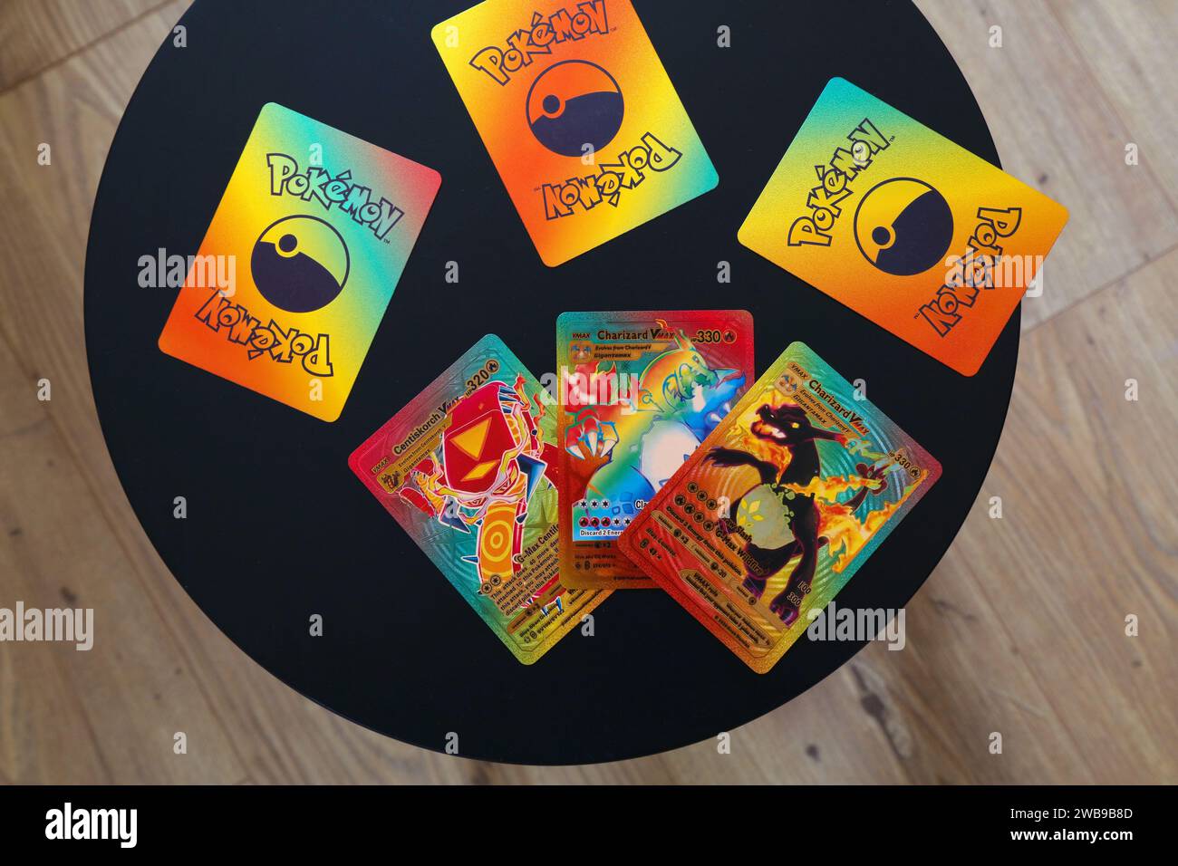 WARSAW, POLAND - AUGUST 18, 2023: Centiscorch and Charizard Pokemon ...