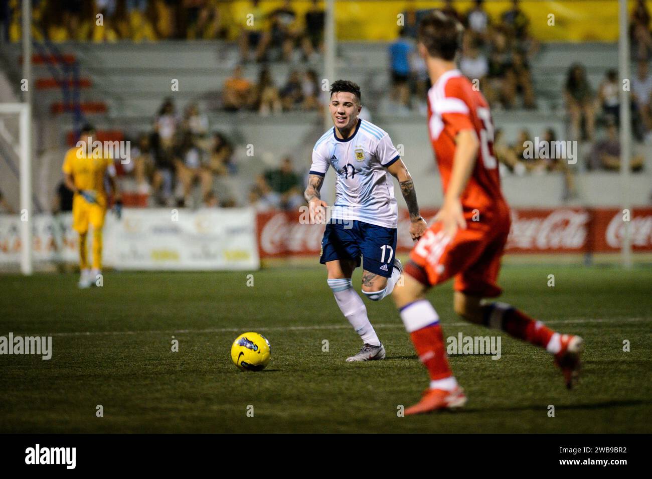 Enzo Fernandez, player of the Argentina National Team during a match ...