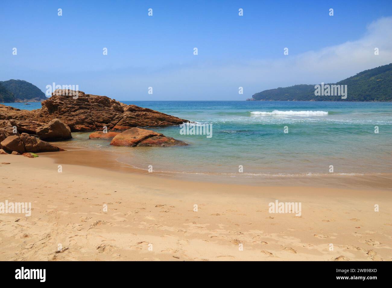 Beach in Brazil - Costa Verde (Green Coast) in Trindade near Paraty ...