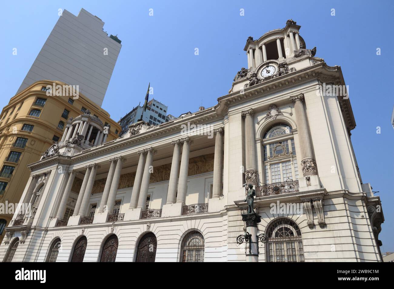 Brazil - Rio de Janeiro landmark architecture. Municipal Chamber ...