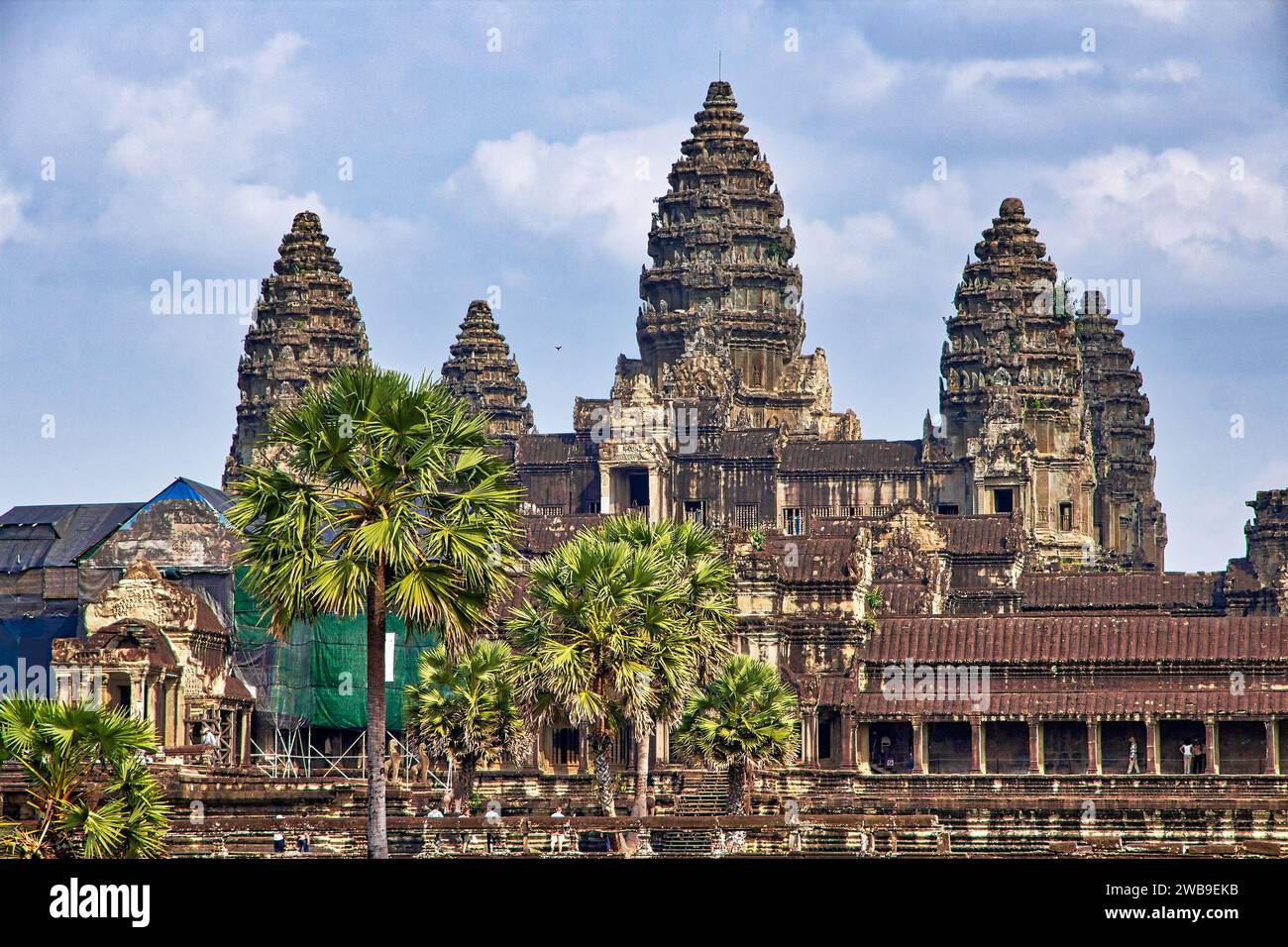 Angkor Wat - Khmer temple in Cambodia. UNESCO World Heritage Site Stock ...