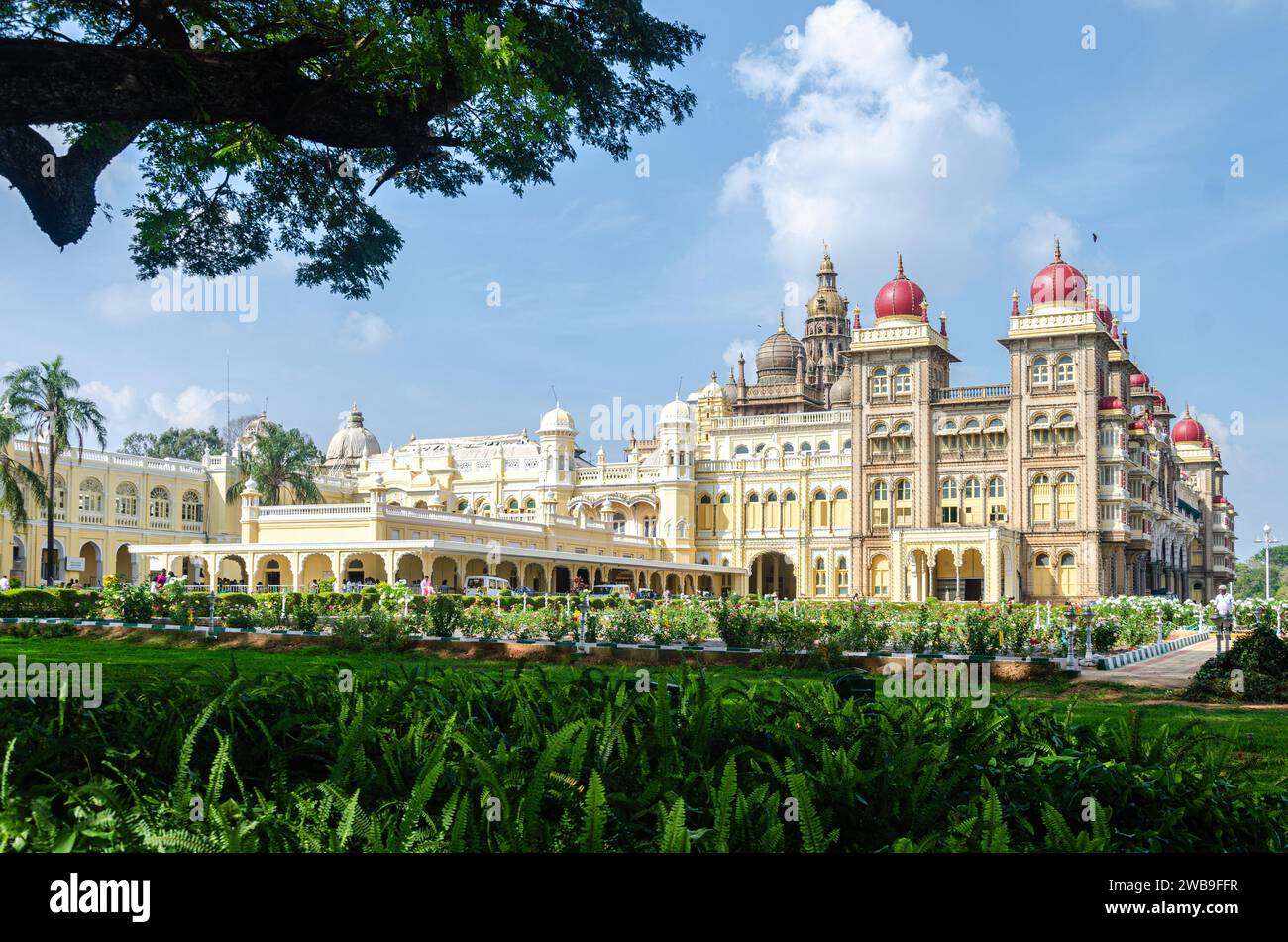 View of mysore palace hi-res stock photography and images - Alamy