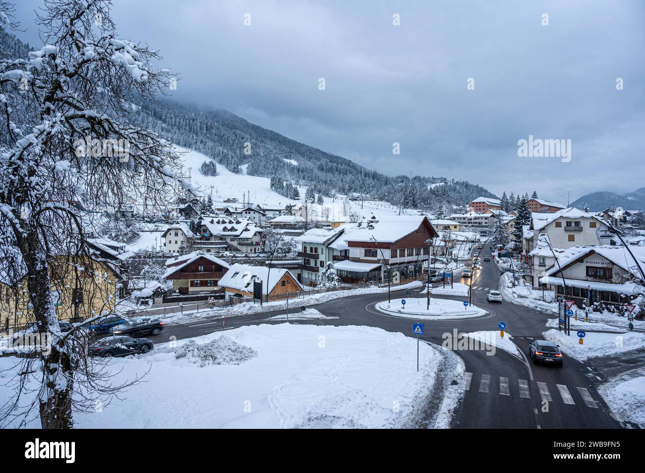 Scenic village church tarvisio hi-res stock photography and images - Alamy