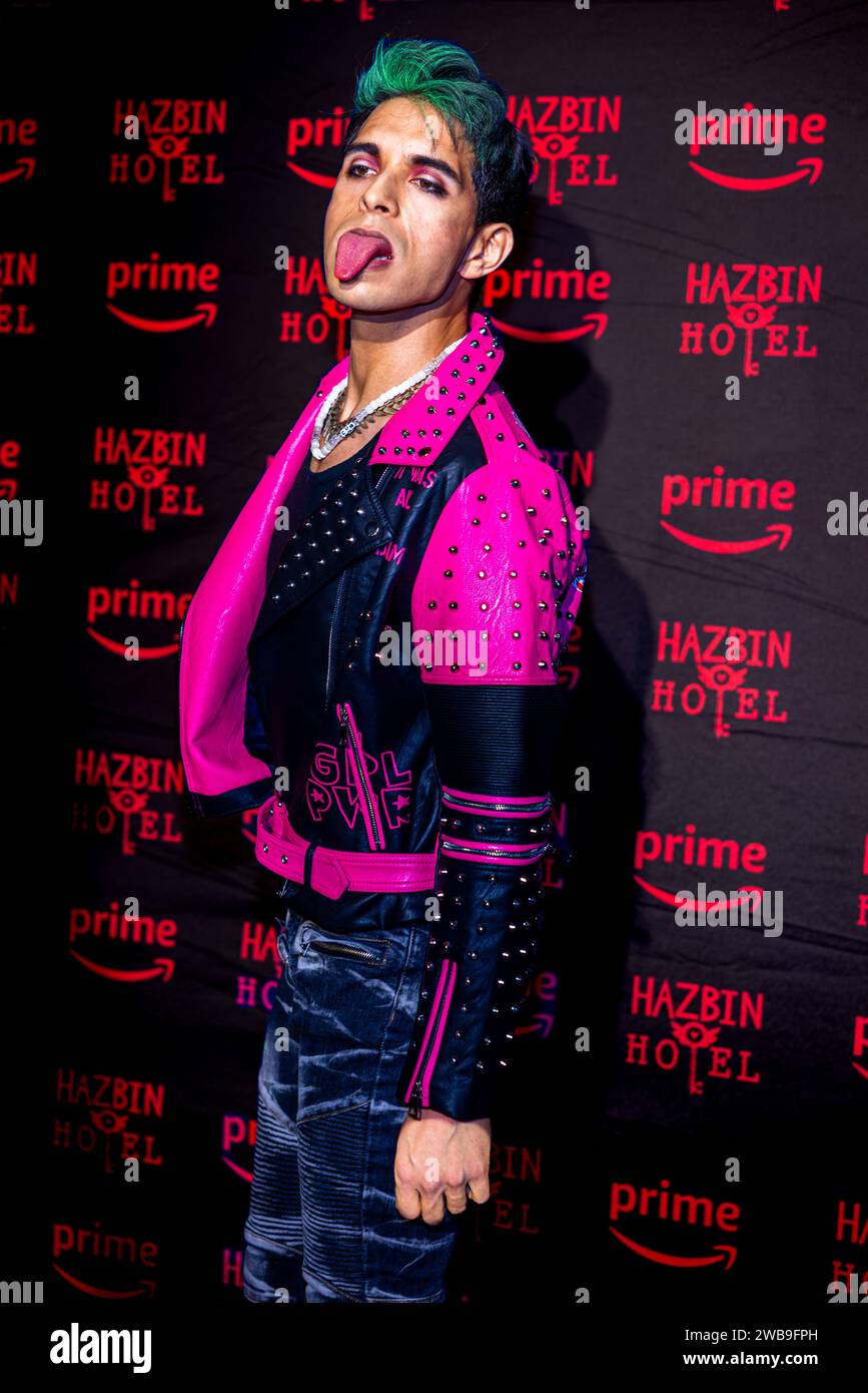 New York, USA. 08th Jan, 2024. Brandon Rogers attends the premiere for ...