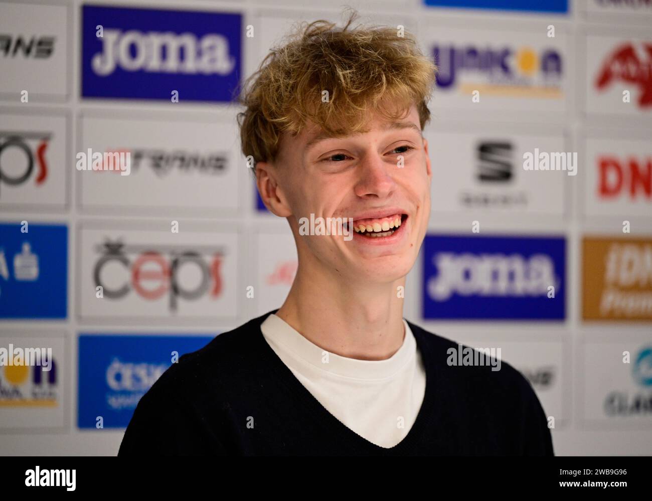 Prague, Czech Republic. 09th Jan, 2024. Athlete Petr Meindlschmid ...