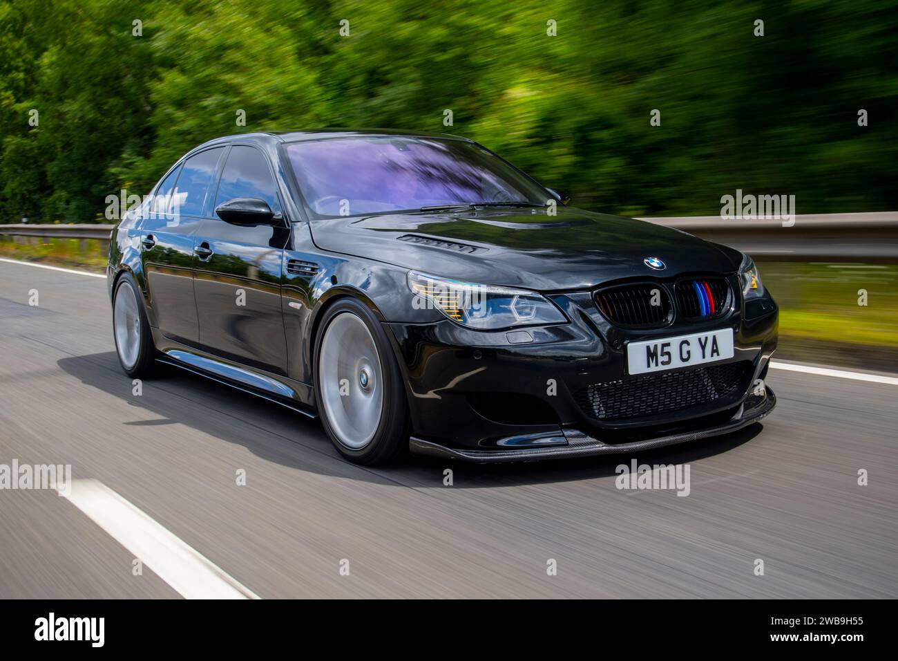 E60 BMW M5 super saloon car Stock Photo - Alamy