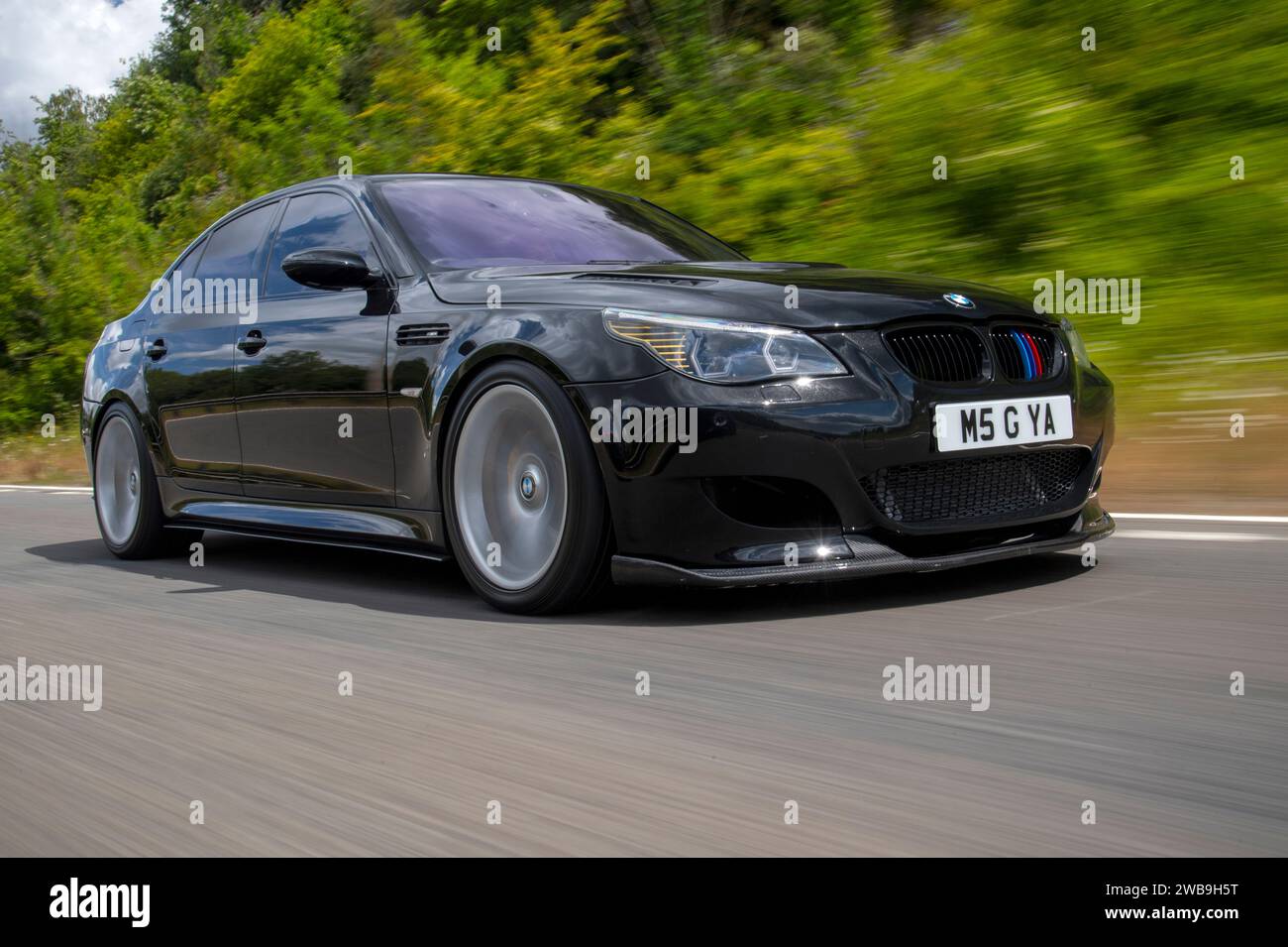 E60 BMW M5 super saloon car Stock Photo - Alamy