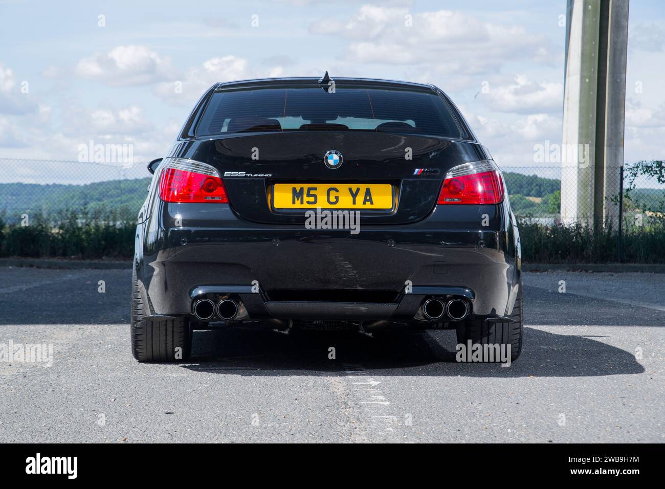 E60 BMW M5 super saloon car Stock Photo - Alamy