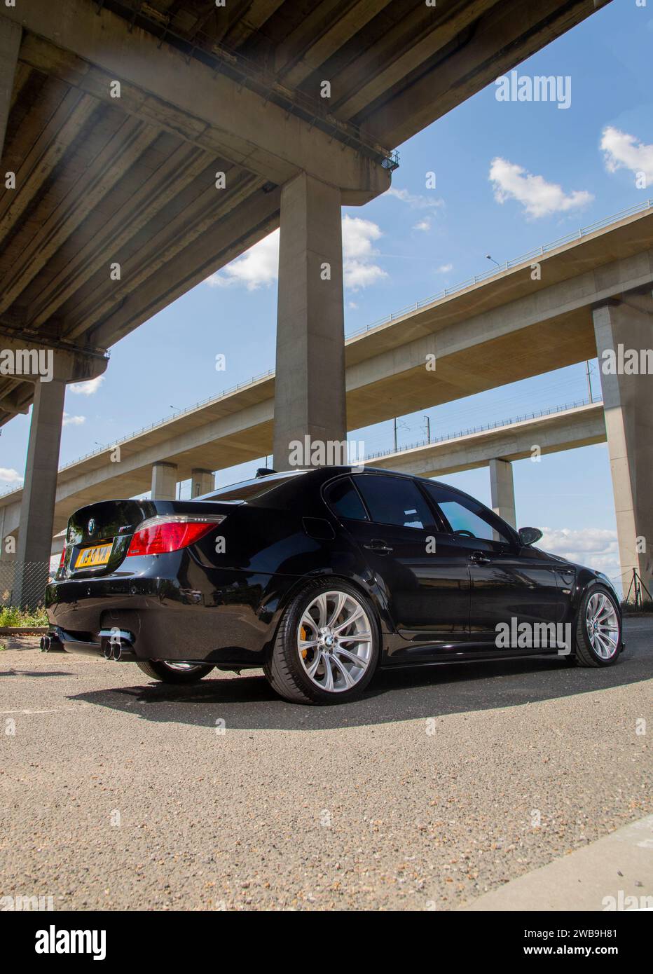 E60 BMW M5 super saloon car Stock Photo - Alamy