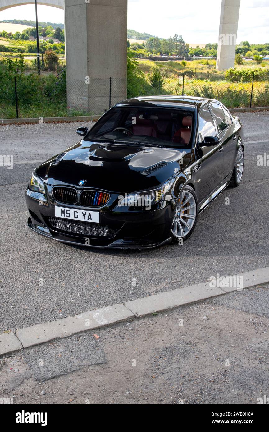 E60 BMW M5 super saloon car Stock Photo - Alamy