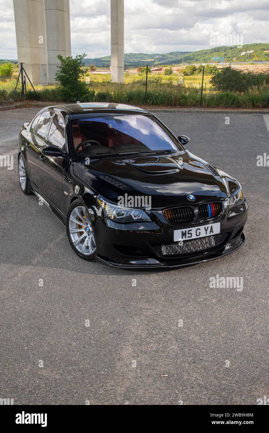 E60 BMW M5 super saloon car Stock Photo - Alamy