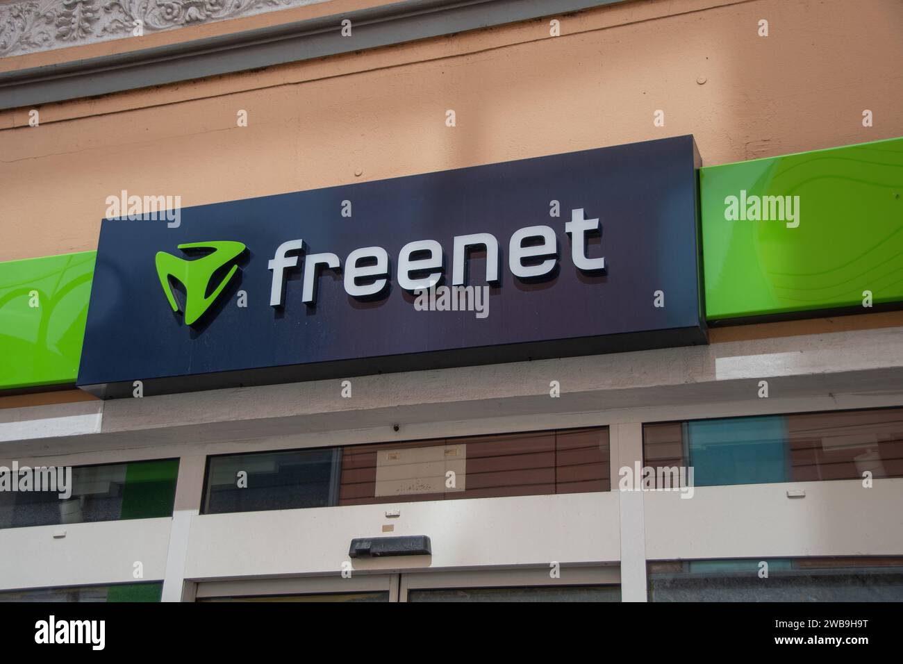 Husum, Germany 14 May 2023, The brand logo of the German ...