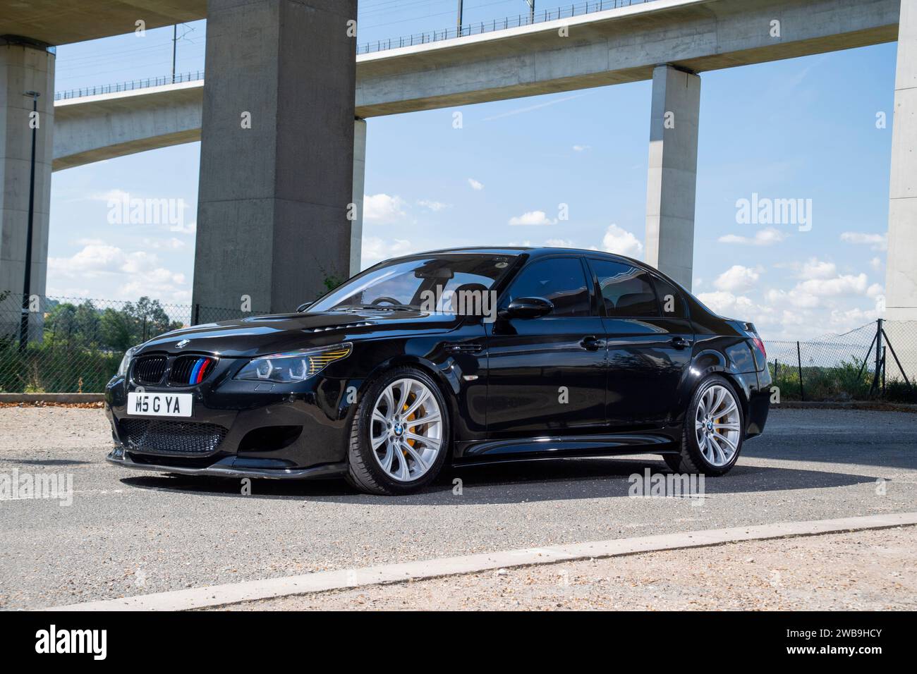 E60 BMW M5 super saloon car Stock Photo - Alamy