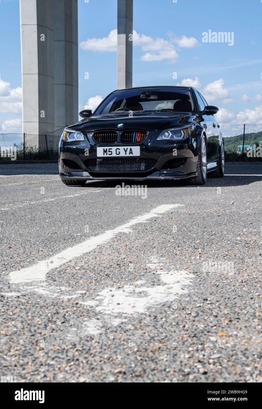 E60 BMW M5 super saloon car Stock Photo - Alamy
