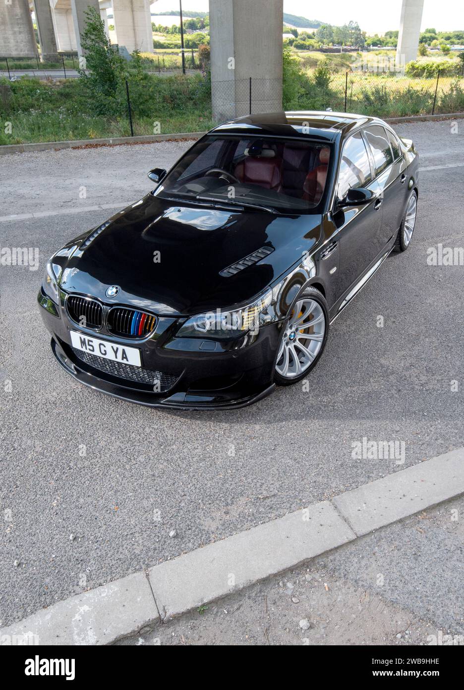 E60 BMW M5 super saloon car Stock Photo - Alamy