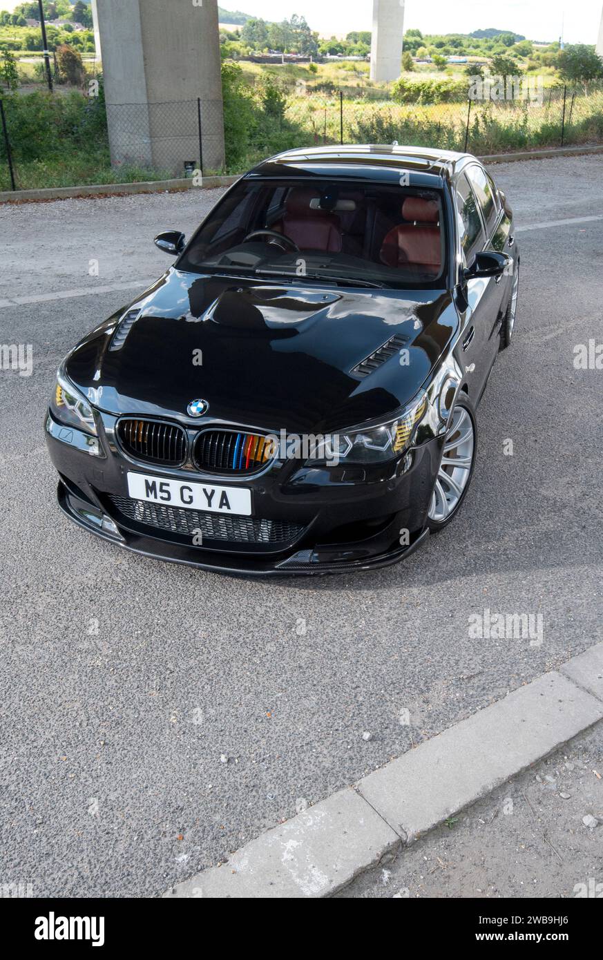 E60 BMW M5 super saloon car Stock Photo - Alamy