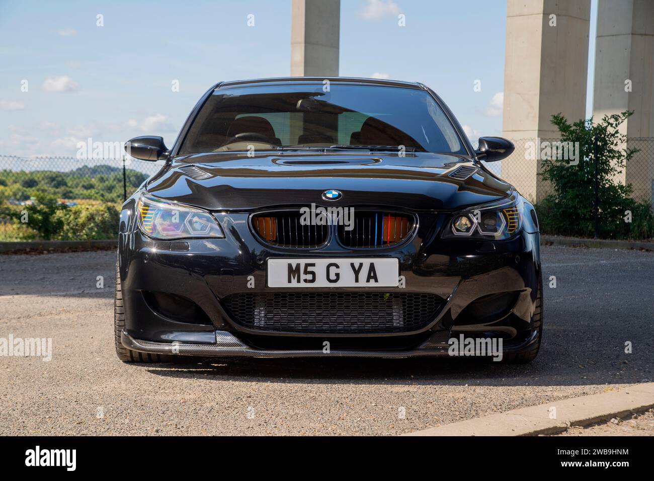 E60 BMW M5 super saloon car Stock Photo - Alamy