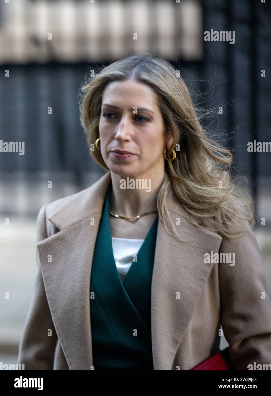London, UK. 09th Jan, 2024. Laura Trott, Treasury Chief Secretary, at a ...