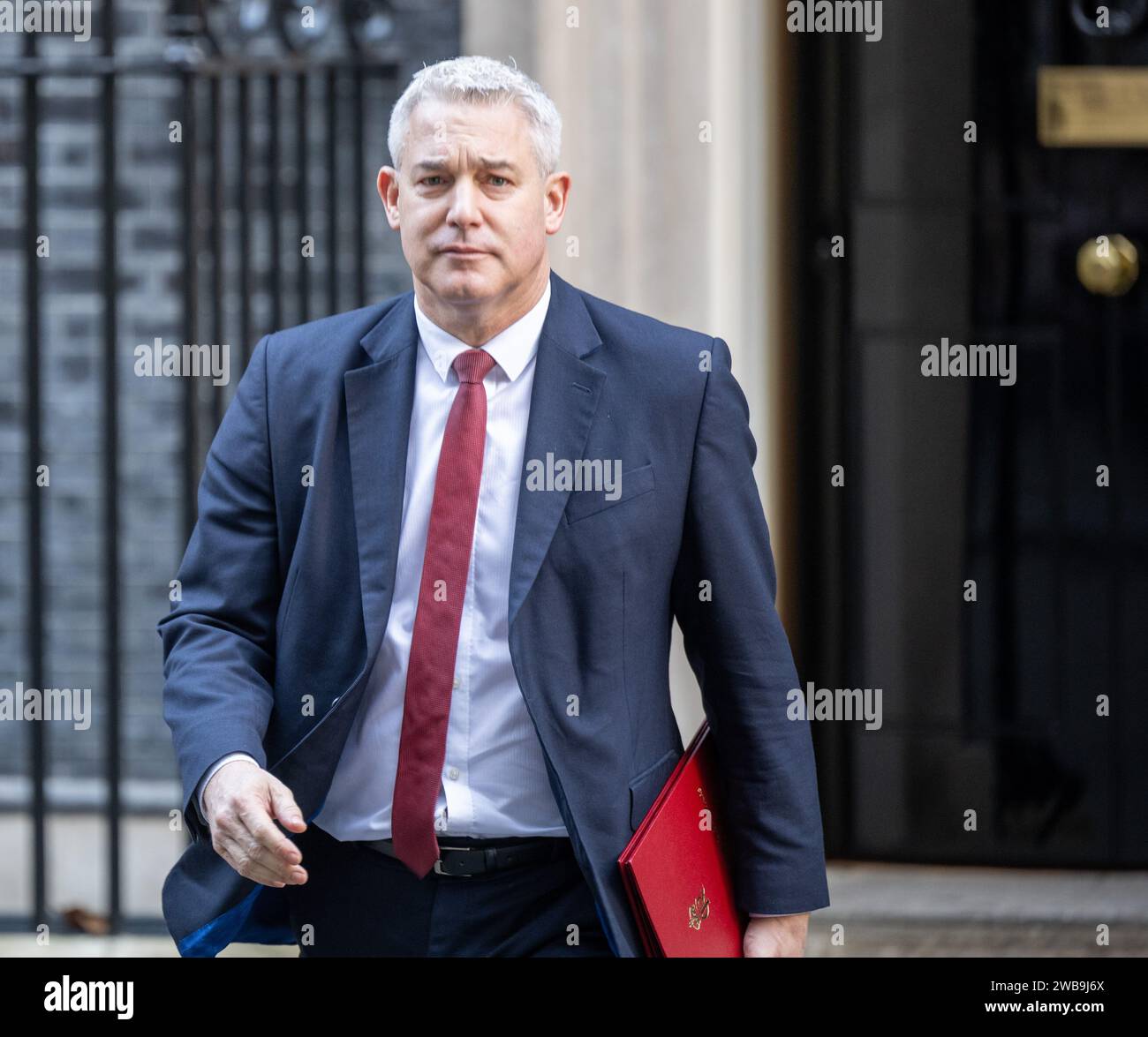 London, UK. 09th Jan, 2024. Steve Barclay, Environment Secretary, at a ...