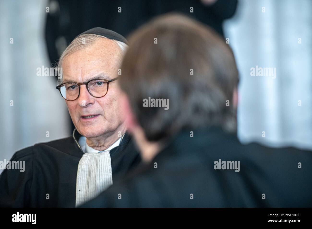 Gent, Belgium. 09th Jan, 2024. Lawyer Hans Rieder is pictured at the ...