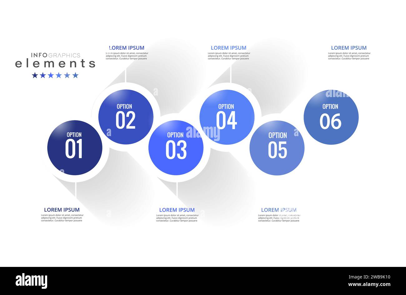 6 infographic Cut Out Stock Images & Pictures - Alamy