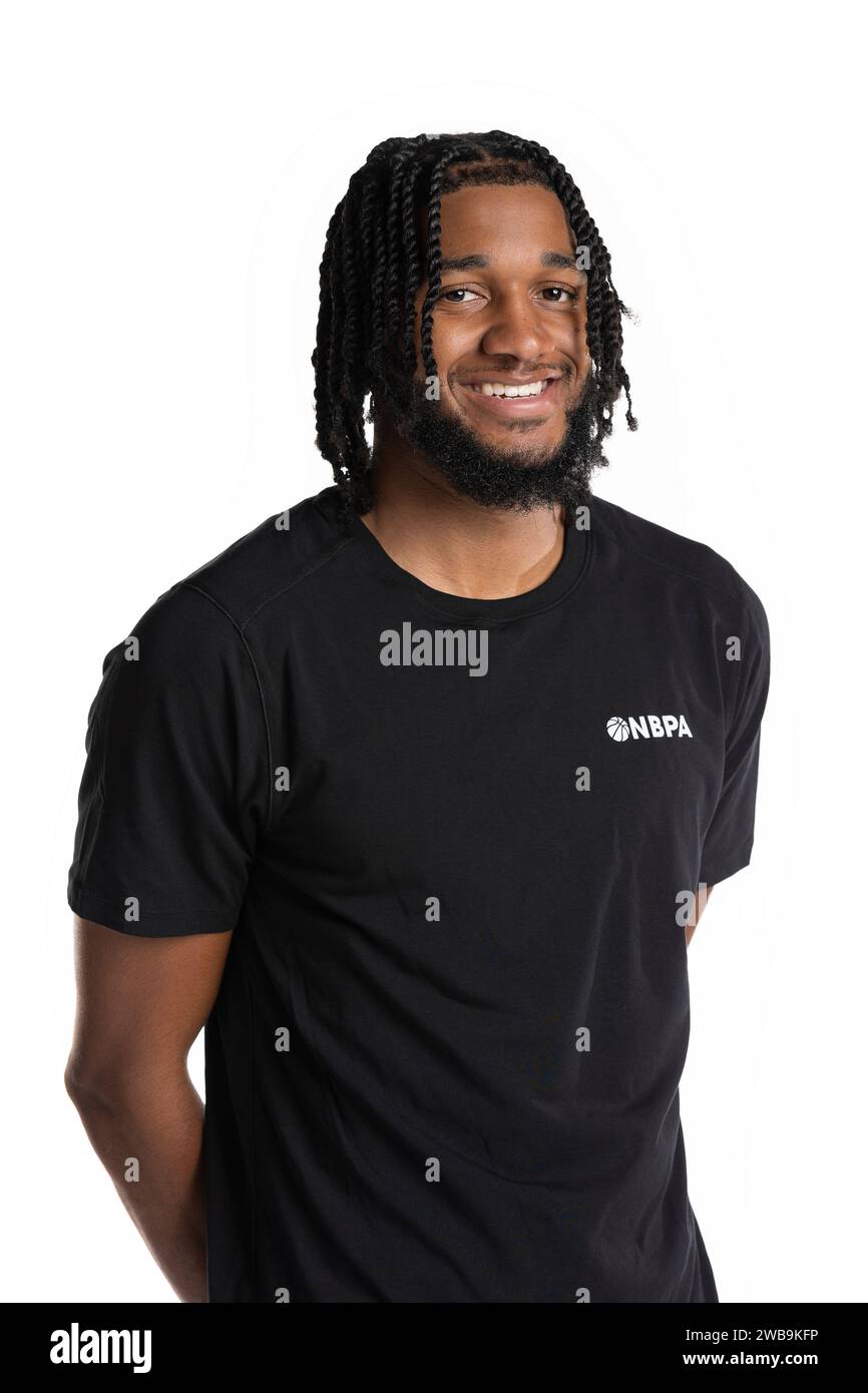 Isaiah Joe poses for a portrait on October 2, 2023 in Oklahoma City ...