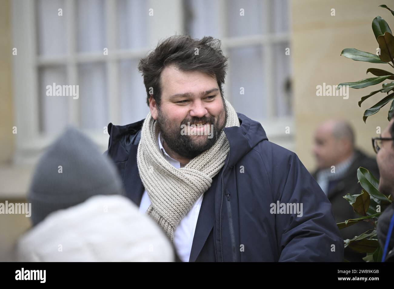 Paris, France. 09th Jan, 2024. Maxime Cordier during the handover ...