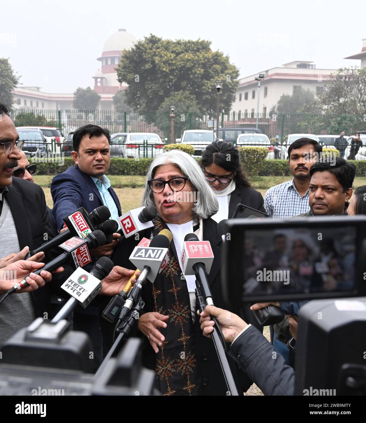 New Delhi, India. 08th Jan, 2024. NEW DELHI, INDIA - JANUARY 8: Vrinda ...