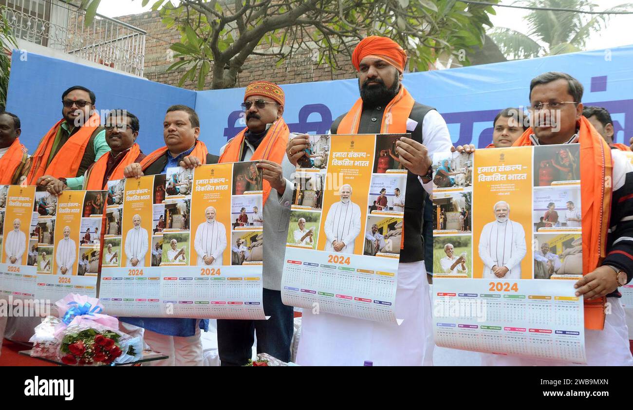 Patna, India. 08th Jan, 2024. PATNA, INDIA - JANUARY 8: Bihar BJP ...