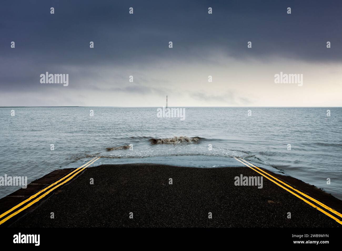 Hovercraft launching ramp Stock Photo - Alamy