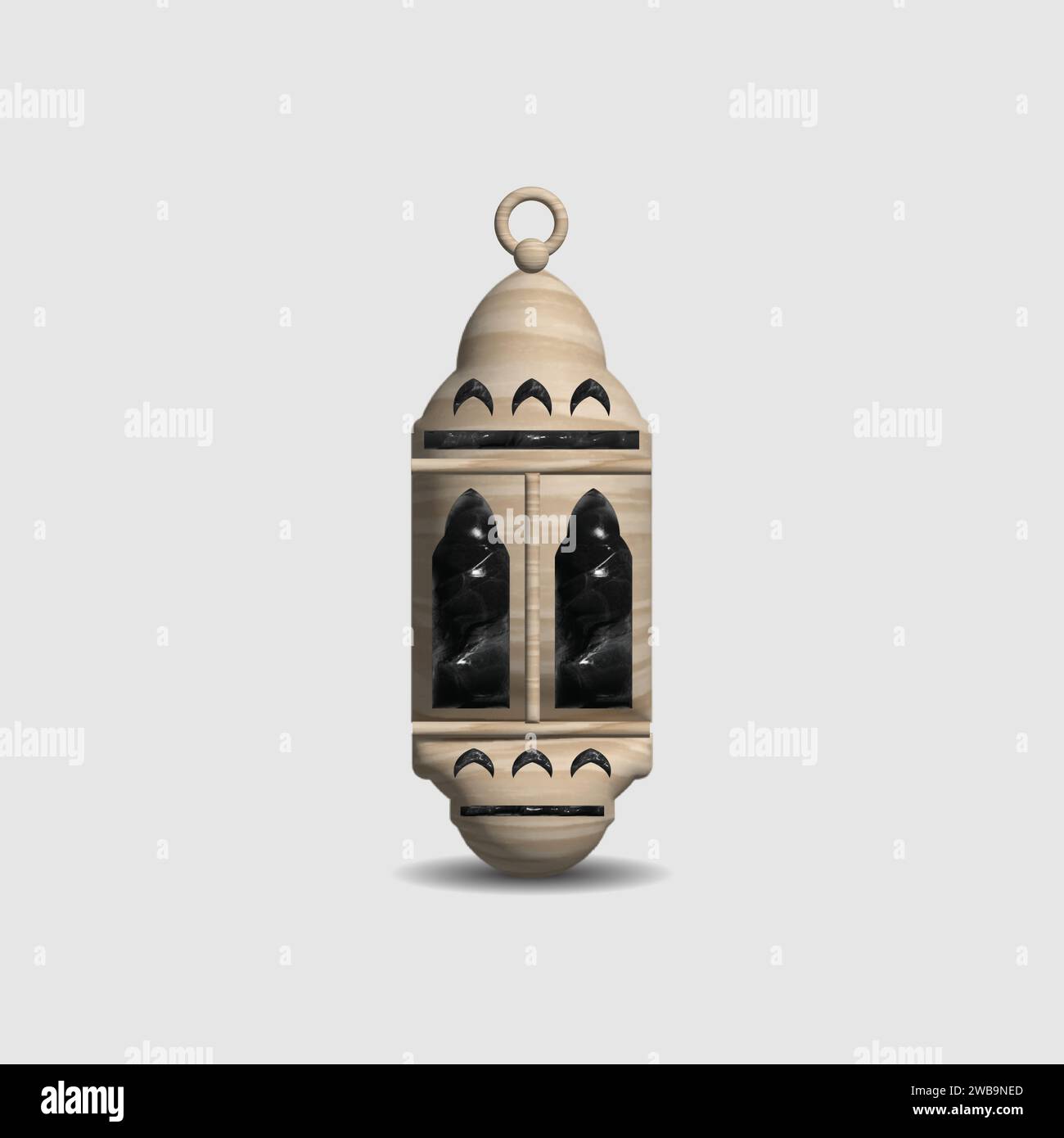 3d vintage islamic lantern design object Stock Vector Image & Art - Alamy