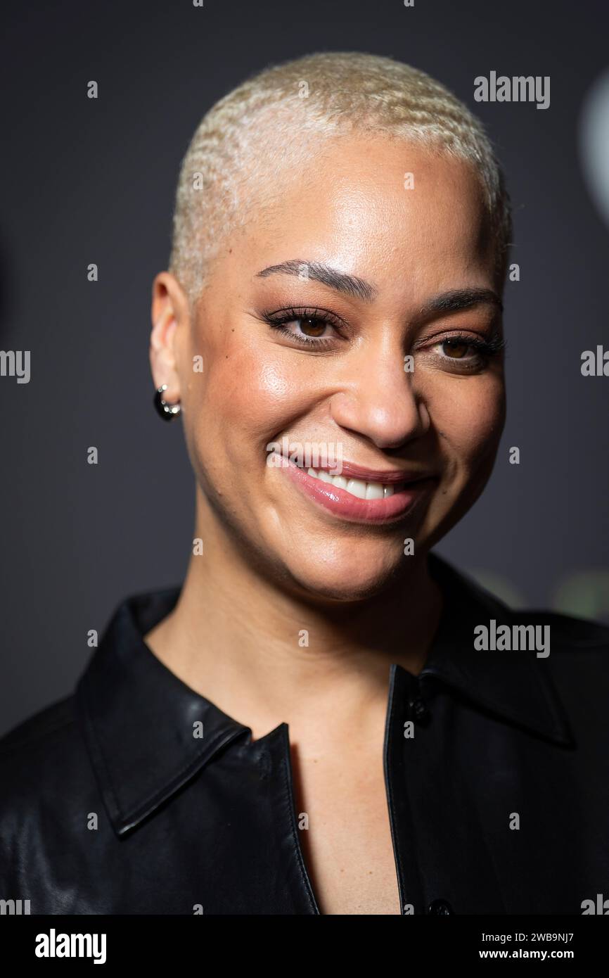 Cush Jumbo Poses For Photographers Upon Arrival At The Premiere Of The Television Series