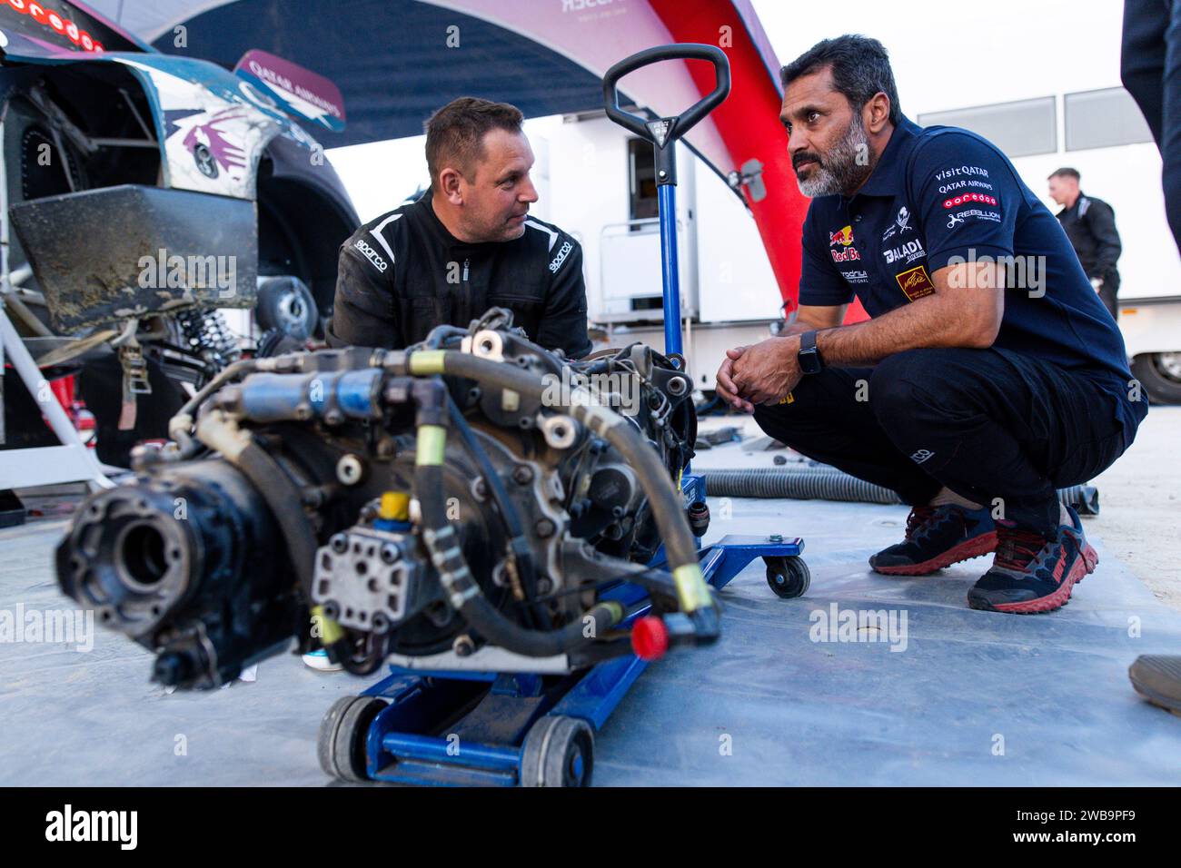 Al Hofuf, Arabie Saoudite. 09th Jan, 2024. AL-ATTIYAH Nasser (qat ...
