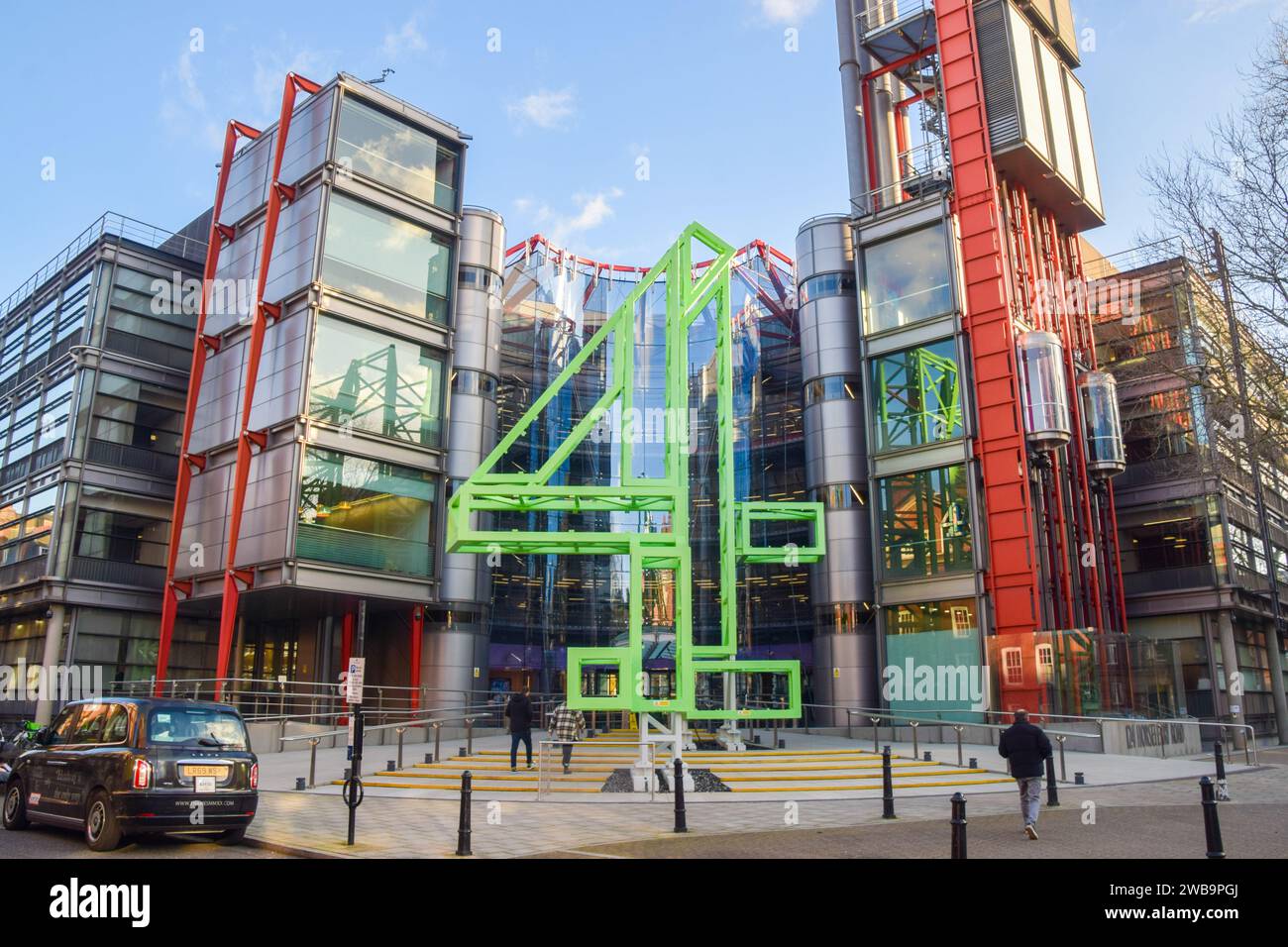London, England, Uk. 9th Jan, 2024. Exterior view of the Channel 4 ...